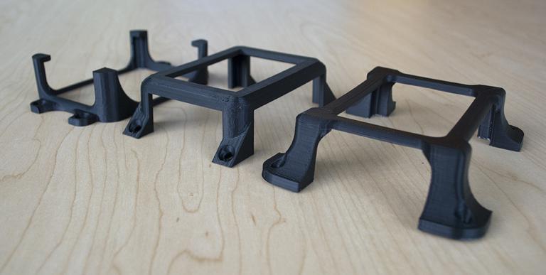 3D Printed Bracket for 5-Port USB Charger ~ Plugable Technologies