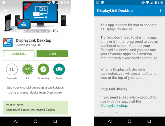 Displaylink Launches Support For Android 5 0 And Higher Docking