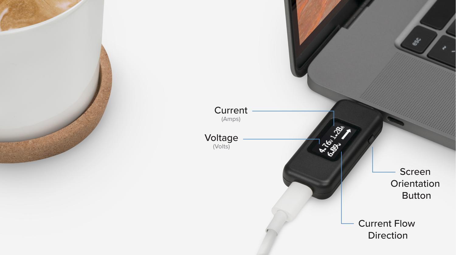 Reintroducing the Plugable USB-C Voltage and Amperage Meter ~ Plugable ...
