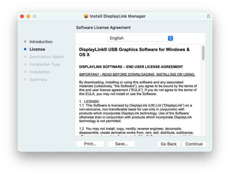 DisplayLink Manager App Installation Instructions for macOS 11 or macOS ...