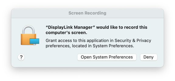 DisplayLink Manager App Installation Instructions for macOS 11 or macOS 12 - Plugable Knowledge Base