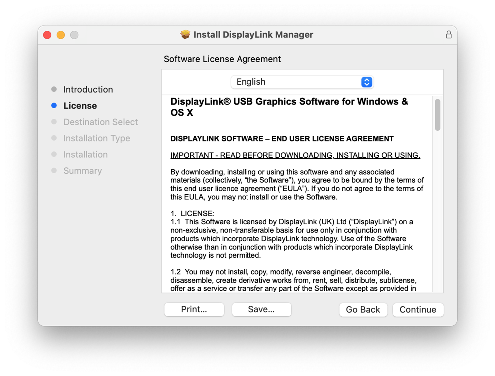 [macOS] バージョン 13 Ventura、14 Sonoma、15 Sequoia システムへ DisplayLink Manager ...