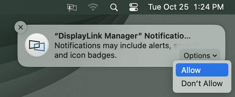 DisplayLink Manager App Installation Instructions for macOS 13 Ventura ...