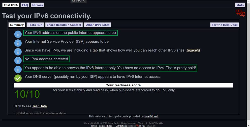 How To Test An Ipv6 Connection Plugable Knowledge Base