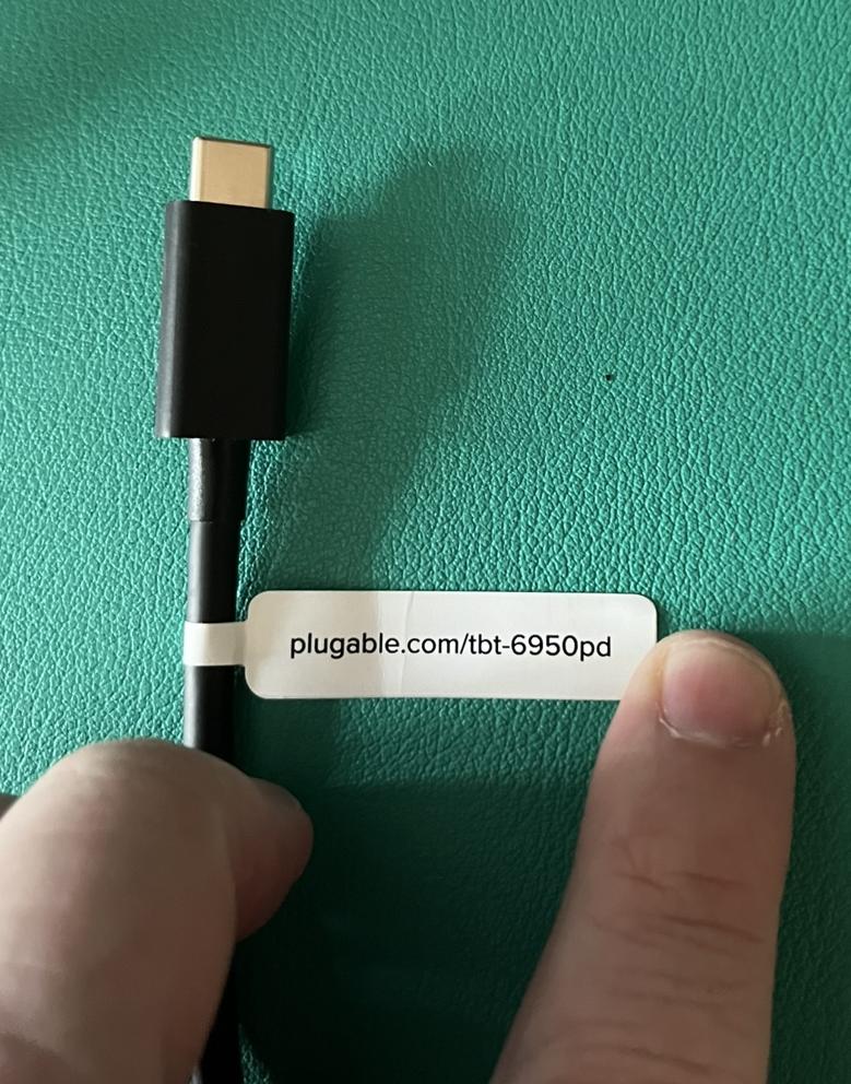 I just received my TBT-6950PD and tried to set it up, however things ...
