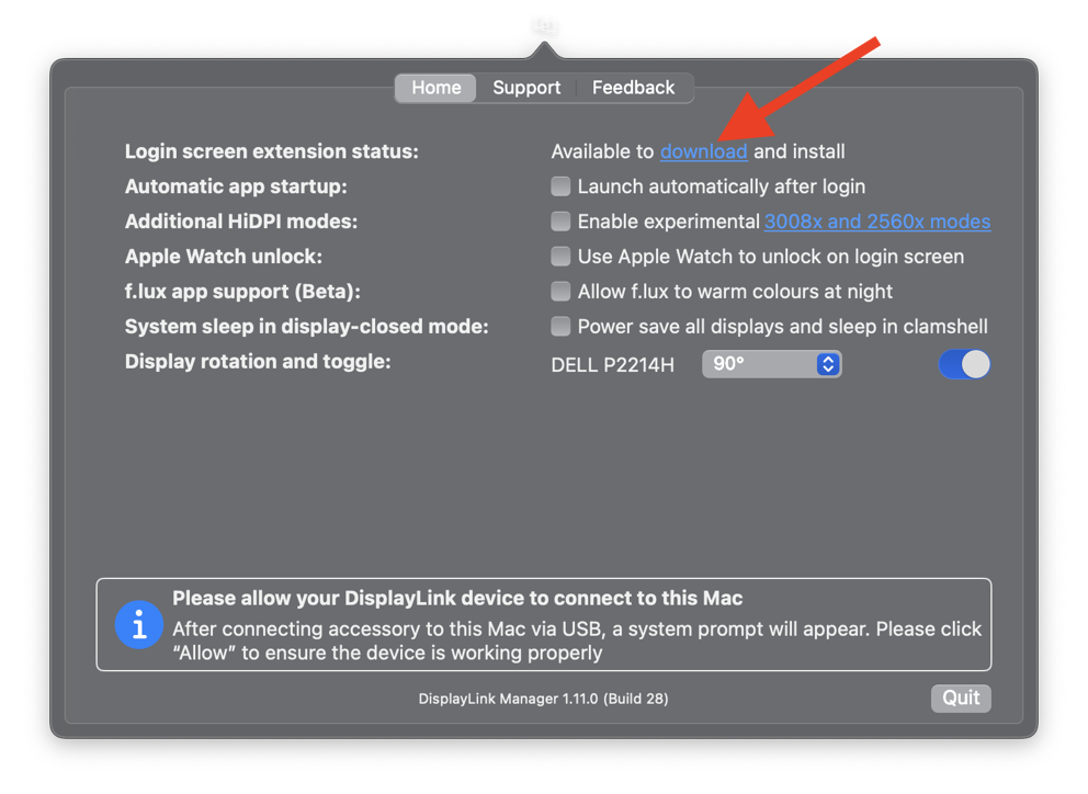 Why don’t my DisplayLink-connected screens show anything before logging ...