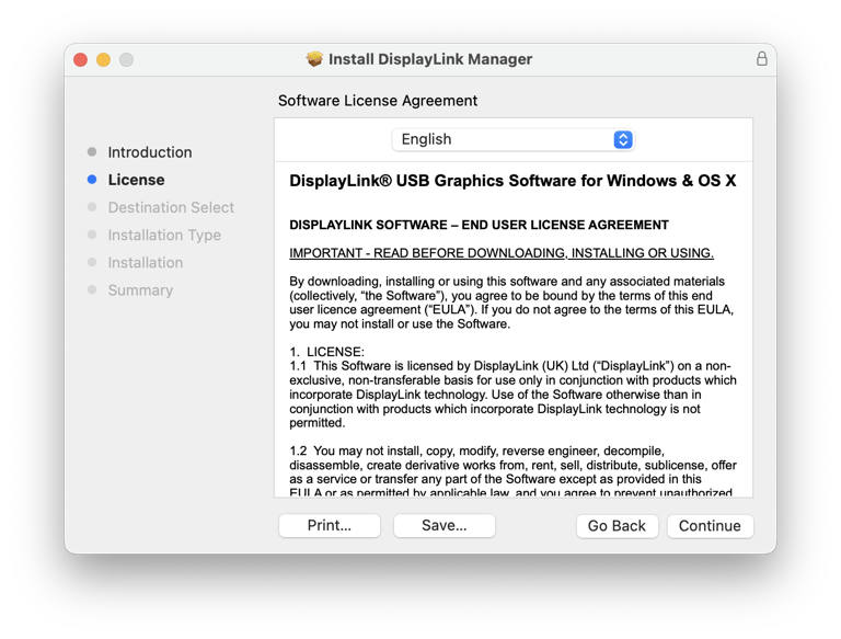DisplayLink Manager App Installation Instructions for macOS 13 Ventura ...