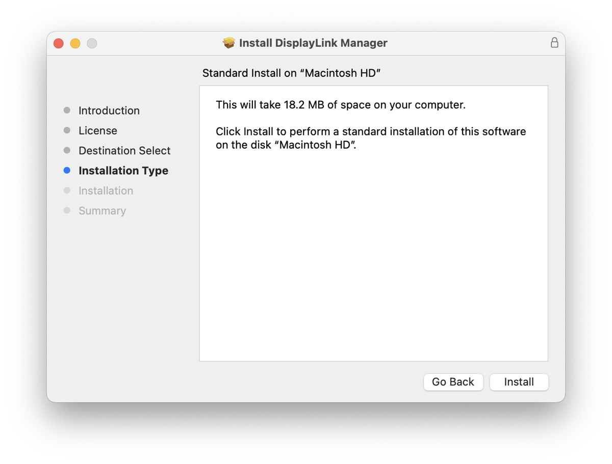 DisplayLink Manager App Installation Instructions for macOS 13 Ventura ...