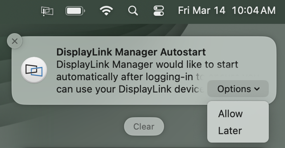 DisplayLink Manager App Installation Instructions for macOS 13 Ventura ...