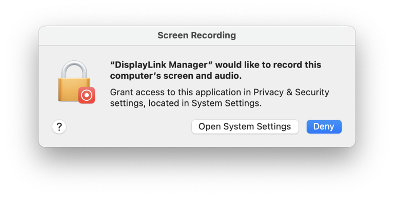 DisplayLink Manager App Installation Instructions for macOS 13 Ventura, macOS 14 Sonoma, macOS ...