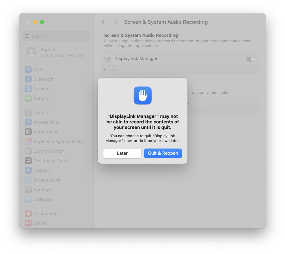 DisplayLink Manager App Installation Instructions for macOS 13 Ventura, macOS 14 Sonoma, macOS ...