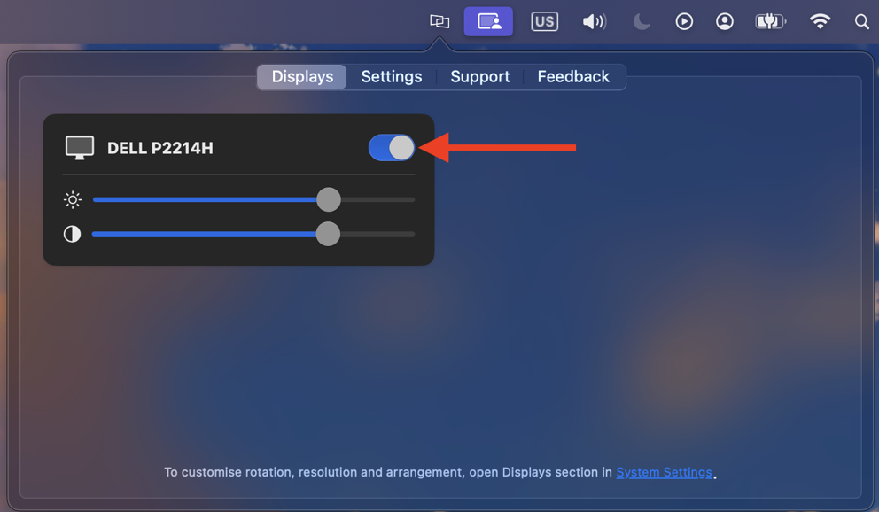 The DisplayLink Manager is running on my Mac but my monitors are still ...
