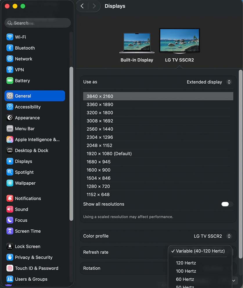 Guide to Enabling 4K 144Hz high Refresh Rate on Apple Silicon MacBooks ...