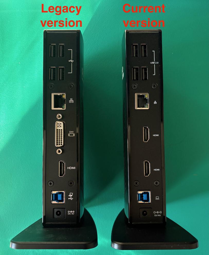 Which version of the UD-3900 model docking station do I have ...