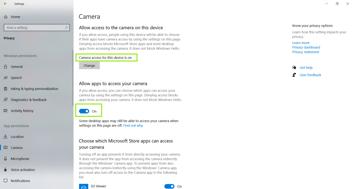 "Camera being used" error or no image in preview window – Plugable Support
