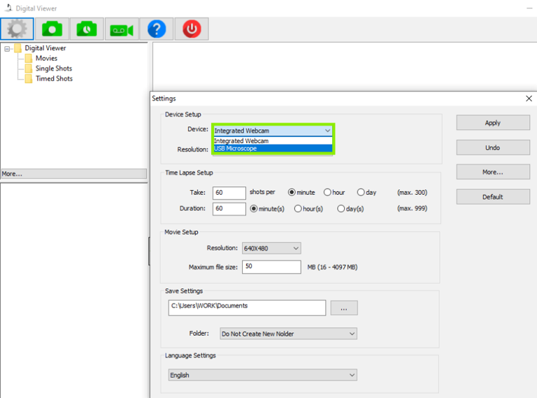 Digital Viewer preview shows output from my other webcam - Plugable ...