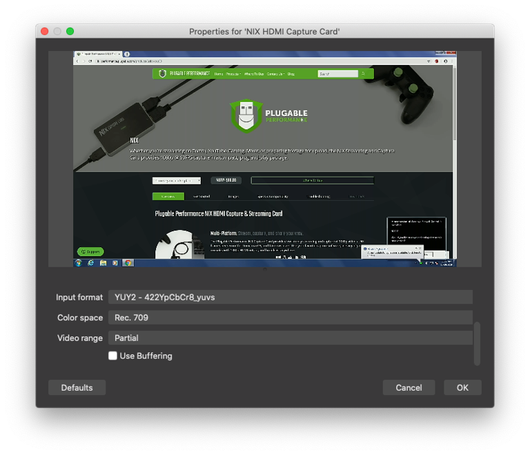 Plugable Performance NIX HDMI Capture Card Advanced Setup Guide ...