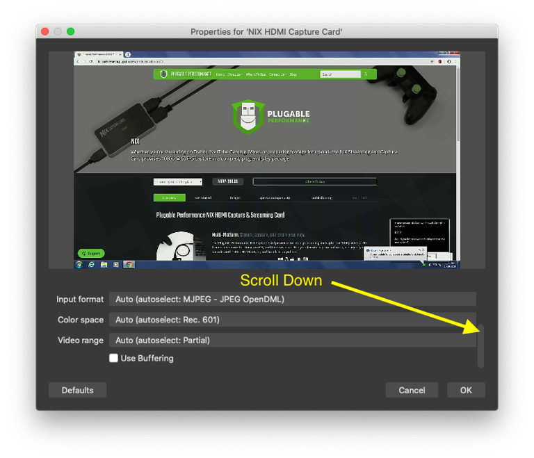 Plugable Performance NIX HDMI Capture Card Advanced Setup Guide ...