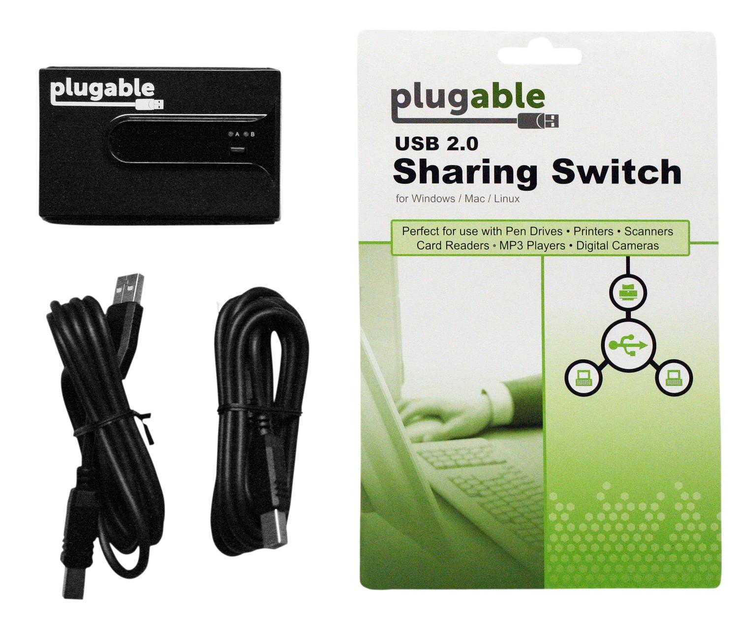 Plugable’s New USB 2.0 Switch for Sharing a Device or Hub Between Two Computers - Plugable ...