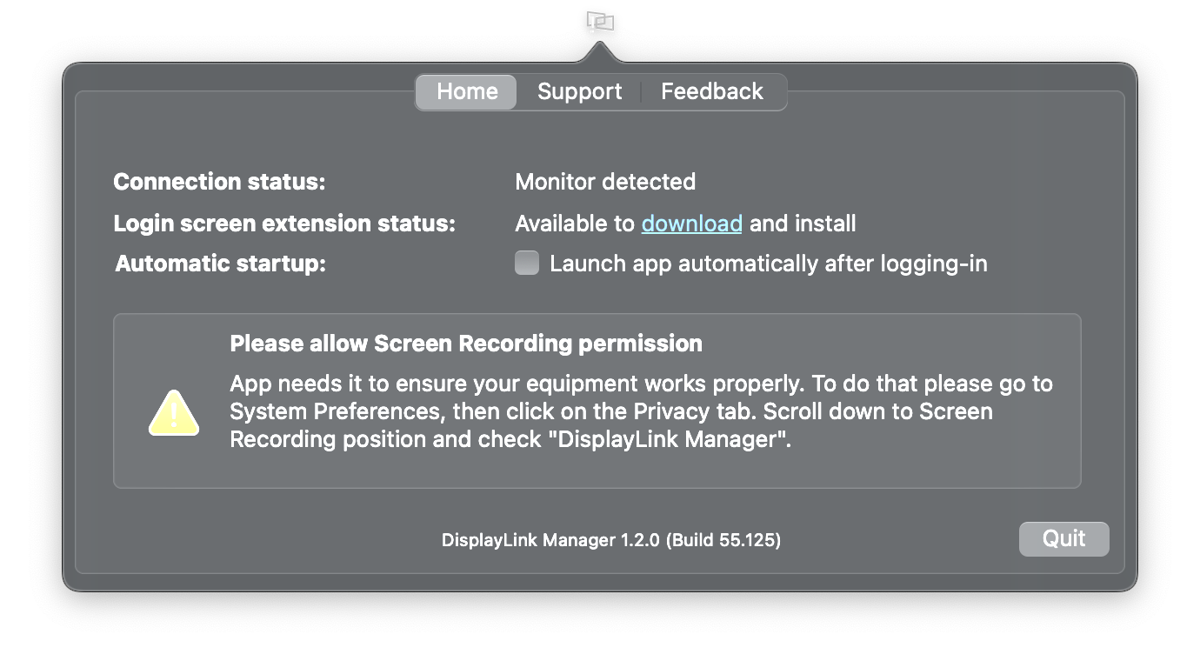 DisplayLink Manager App Installation Instructions for macOS 10.15 ...