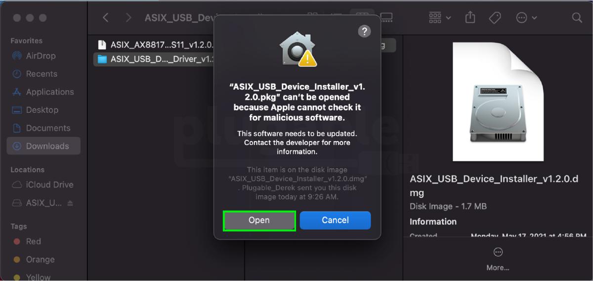 ASIX DEXT Ethernet Driver in macOS 11.x, 12.x, 13.x, and 14.x (Sonoma ...