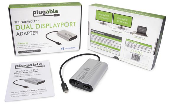 Plugable Thunderbolt™ 3 Dual DisplayPort Adapter for Mac – Plugable ...