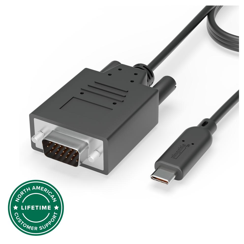 Plugable USB 3 1 Type C To VGA Cable Plugable Technologies Plugable USB 3 1 Type C To VGA Cable Plugable Technologies